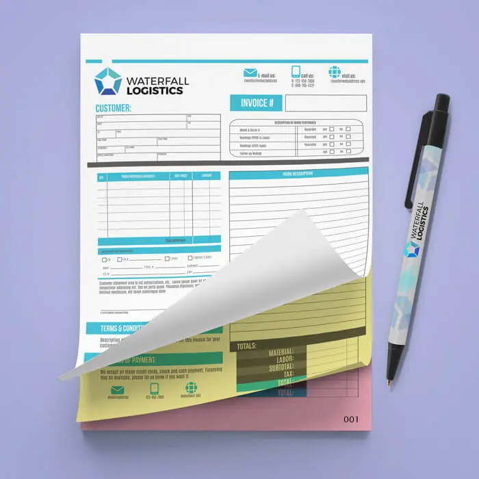 NCR Pads, Custom Invoice Pads | Tradeprint