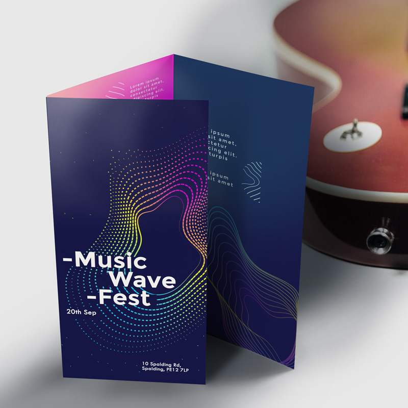 Folded Leaflet Printing - UK Delivery | Tradeprint